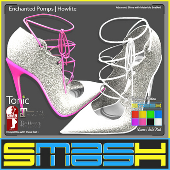 Second Life Marketplace - SMASH - Enchanted Pumps (Howlite)